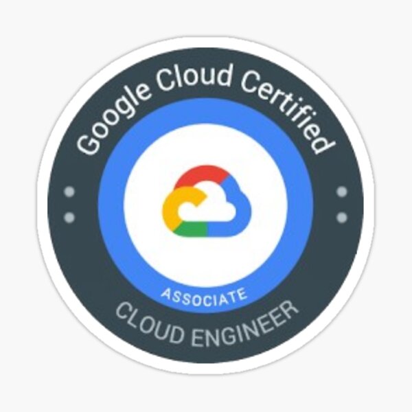 "Google Cloud Certified Associate Cloud Engineer" Sticker for Sale by ...
