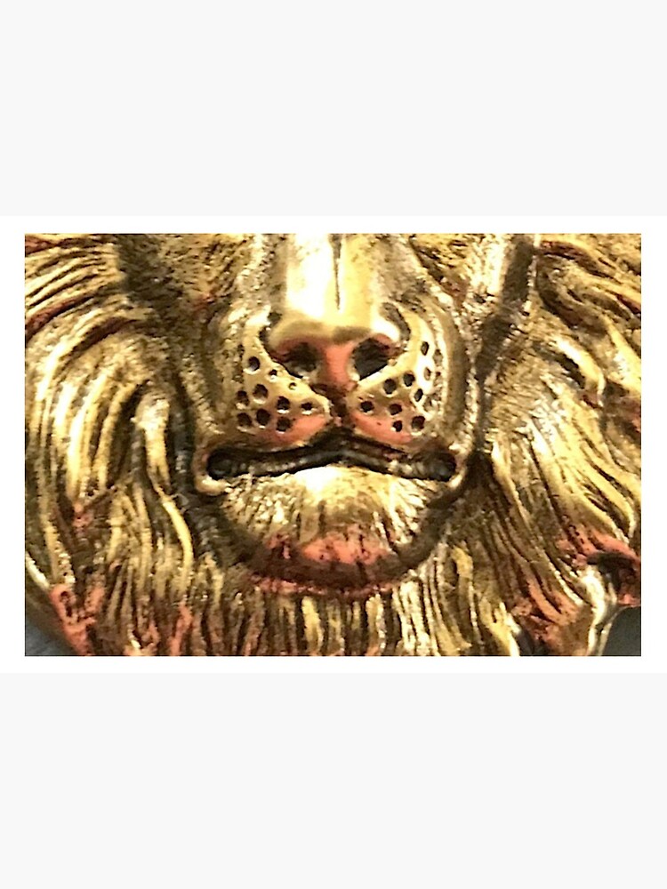 "Gold Lion Mask" Mask for Sale by JourneyTogether | Redbubble