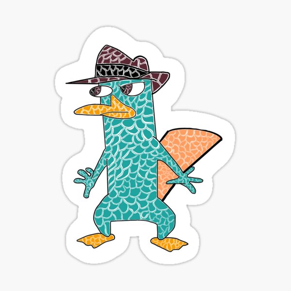 "Agent P Sticker" Sticker for Sale by ElizaStickerCo | Redbubble