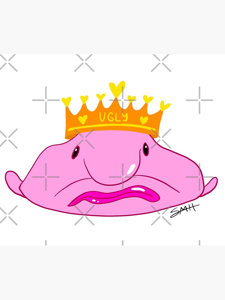 "king blobfish" Poster for Sale by sarahead | Redbubble