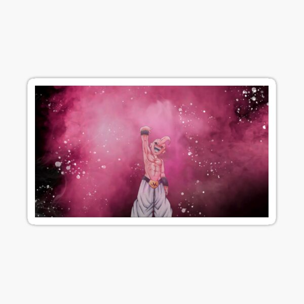 "Kid Buu" Sticker for Sale by drawinsaiyan | Redbubble