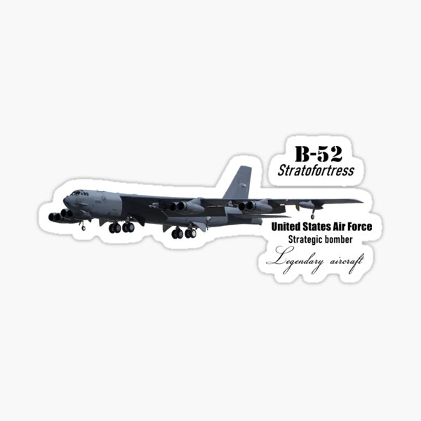 "B-52" Sticker for Sale by sibosssr | Redbubble