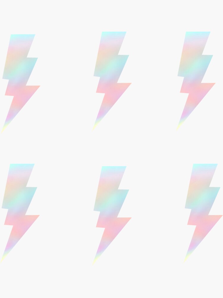 "Pastel Lightning Bolt Pack" Sticker by imani-nicole | Redbubble