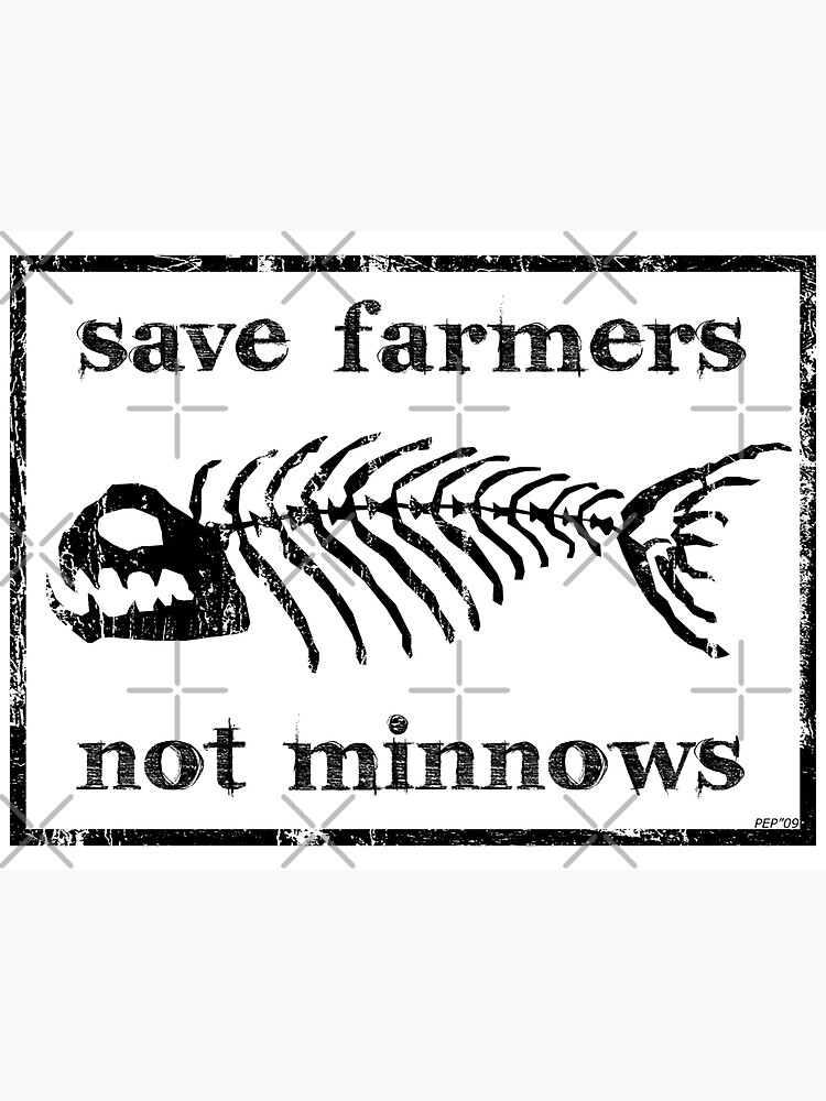 "Save The Farmers" Poster by morningdance | Redbubble