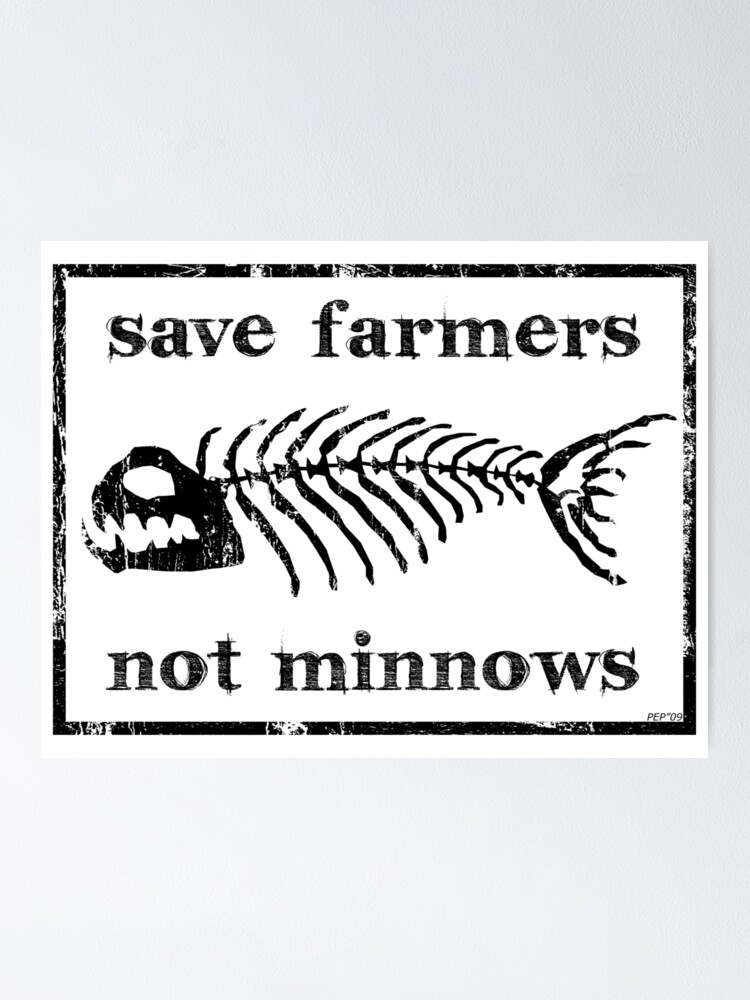 "Save The Farmers" Poster by morningdance | Redbubble