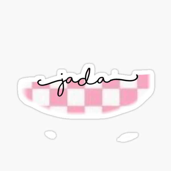 "Personalised for jada" Sticker by honeyyx | Redbubble
