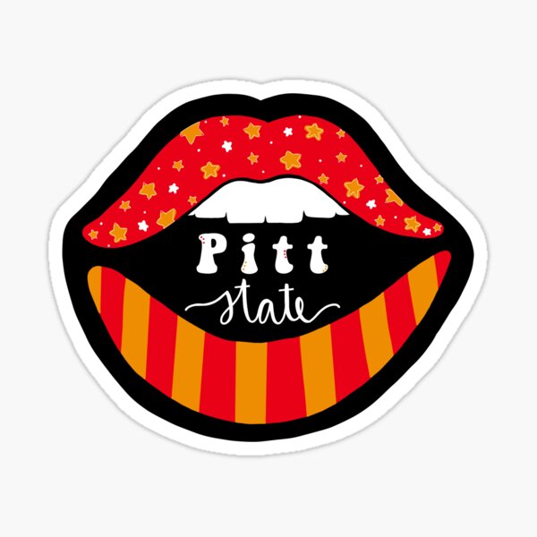 "Pitt State Mouth" Sticker for Sale by rimathew | Redbubble