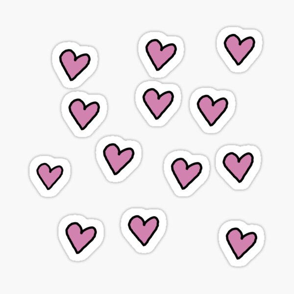 "Heart Pack" Sticker for Sale by lilyharris1 | Redbubble