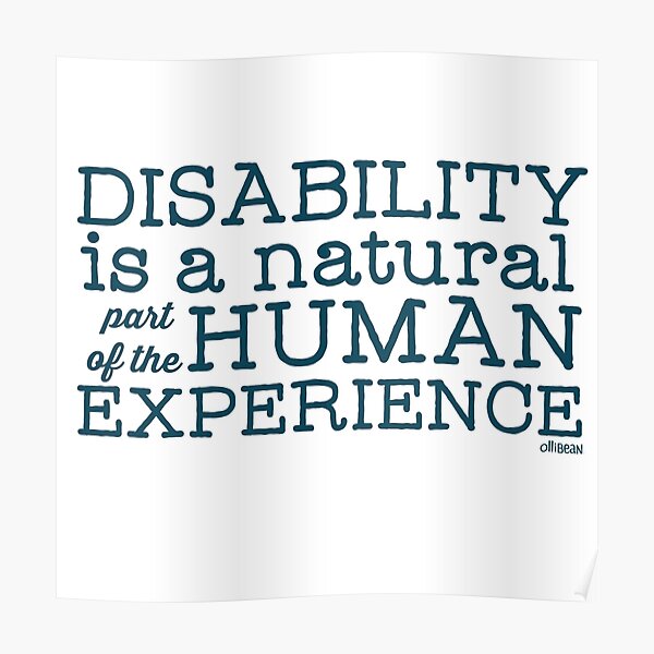 Disability Rights Posters | Redbubble