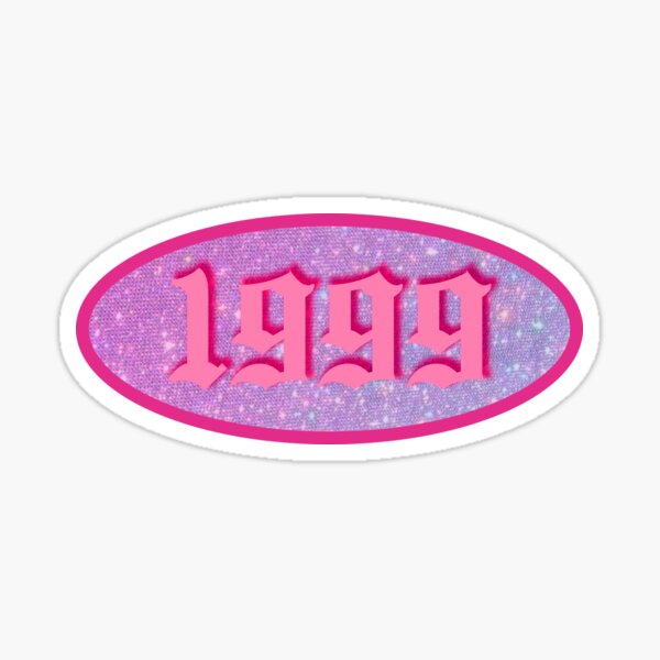 "1999" Sticker for Sale by anitaogata | Redbubble