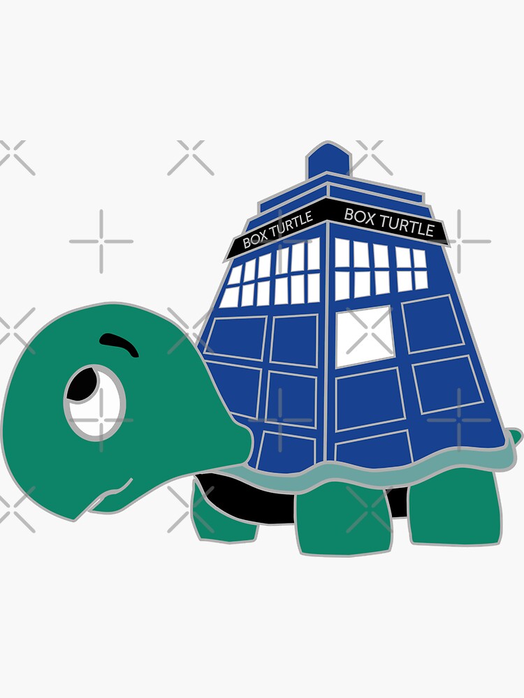"TORDIS Box Turtle Blue" Sticker for Sale by arturekdesign | Redbubble