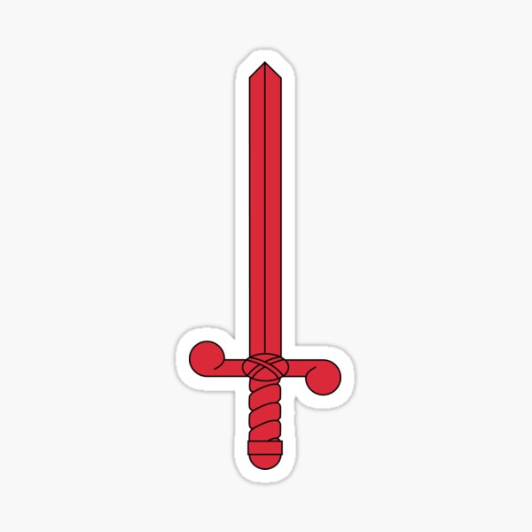 "London Sword." Sticker for Sale by wickedcartoons | Redbubble