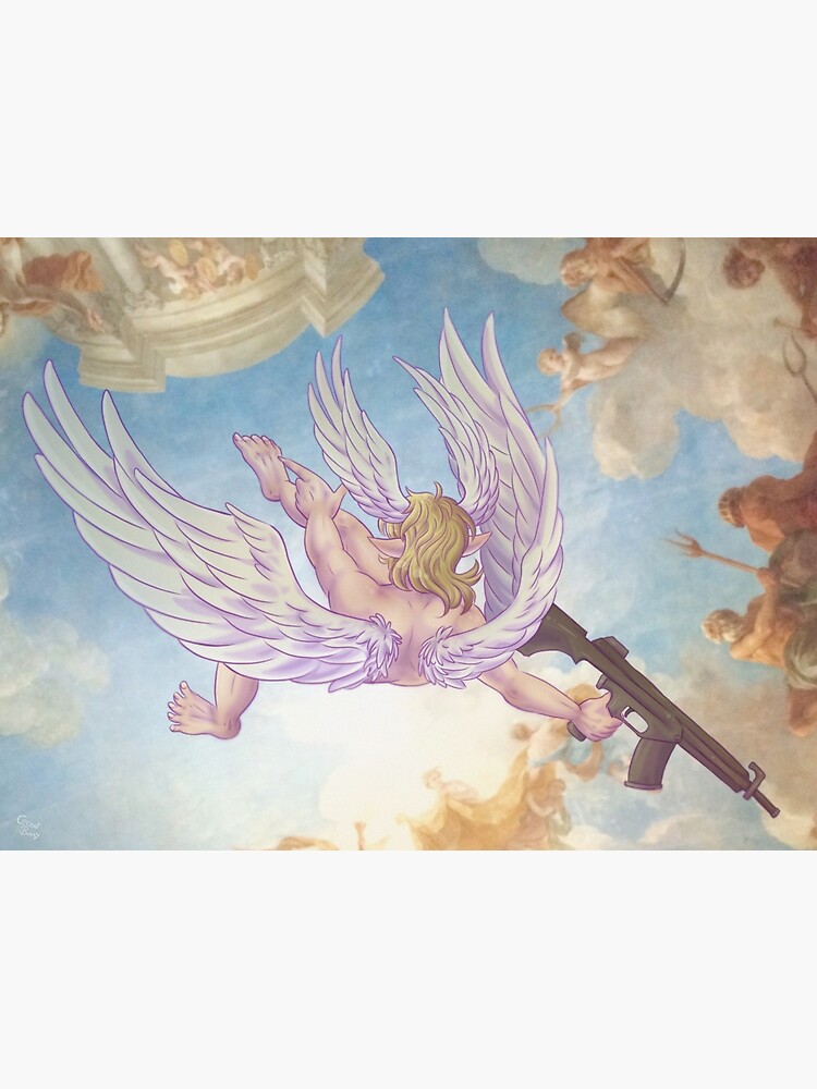 Lámina artística con la obra «Fall Lucifer Devilman Ryo Asuka Satan» de ...