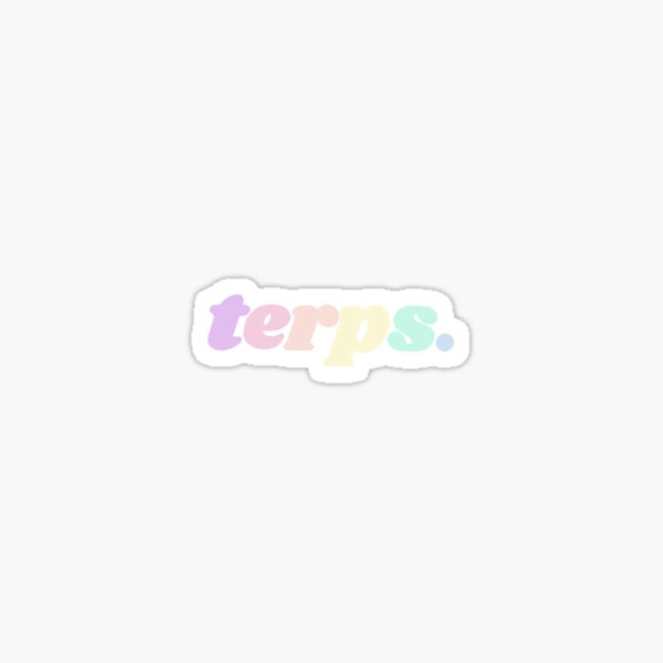 "Pastel Terps" Sticker by jbrock803 | Redbubble