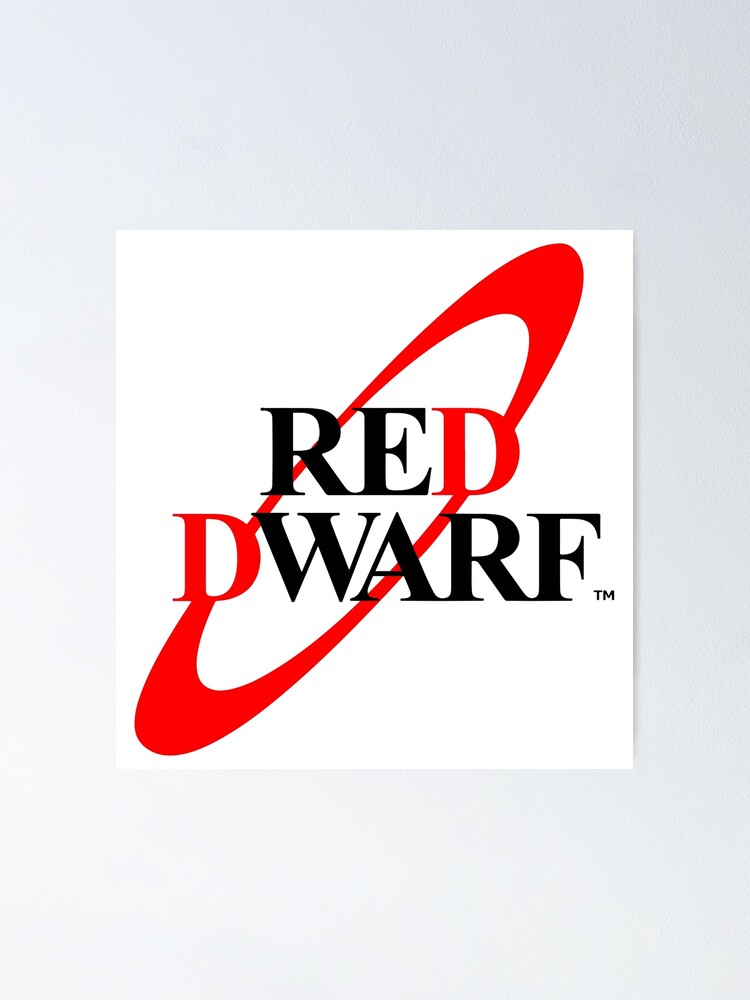 "Red Dwarf - Logo" Poster for Sale by rickelodeon | Redbubble