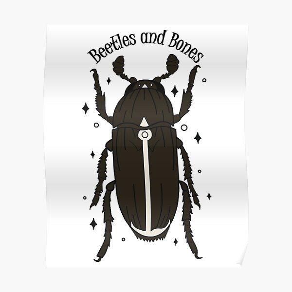 "Beetles and Bones" Poster by Necrobroth | Redbubble