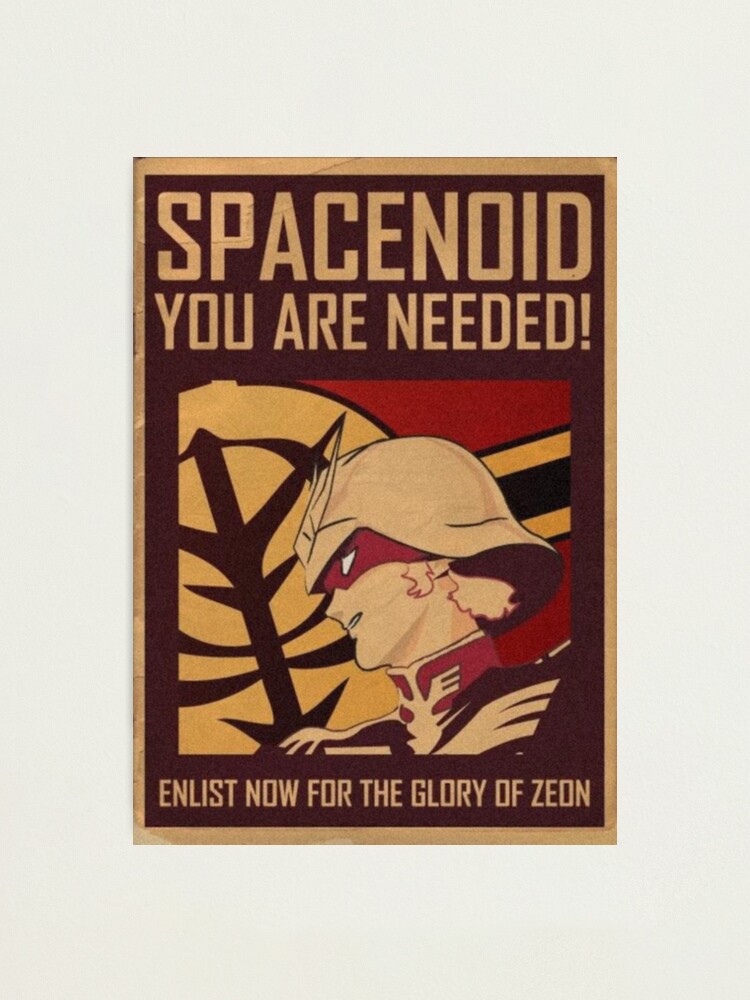 "Zeon Propaganda #3" Photographic Print for Sale by NemoHenny | Redbubble