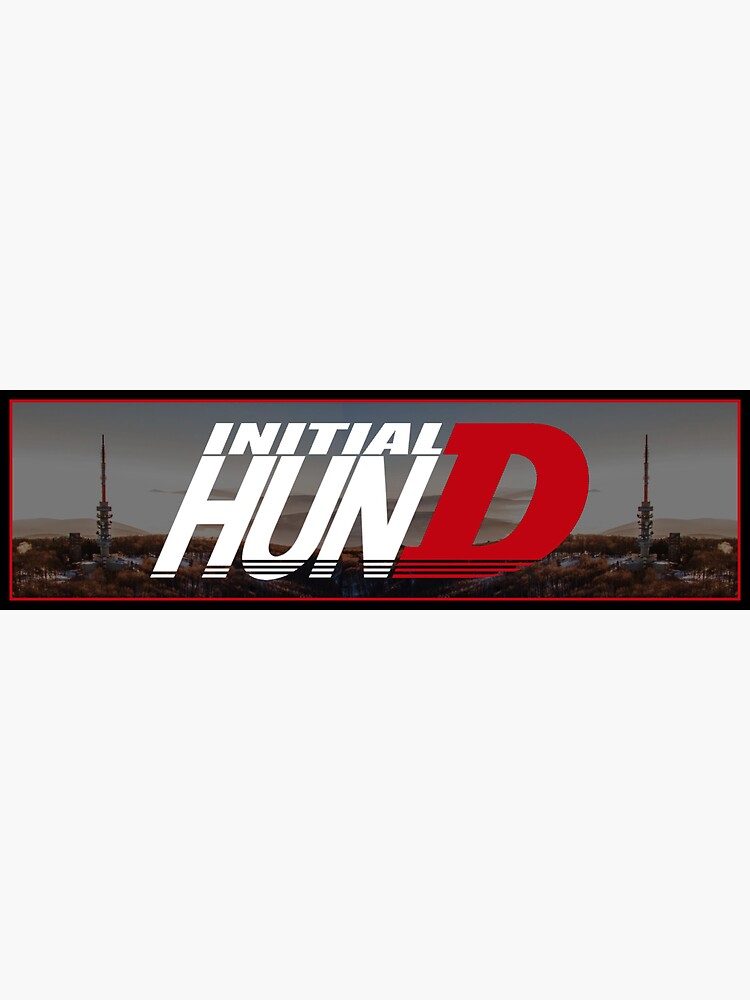 "initial d hun version slap sticker" Sticker by nagyjmilan | Redbubble