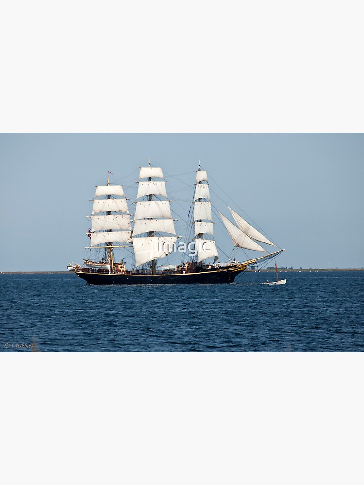 "George Stage a Fully Rigged Sailing Ship." Framed Art Print for Sale ...