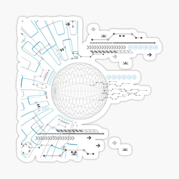 "Technology" Sticker for Sale by DavaG | Redbubble