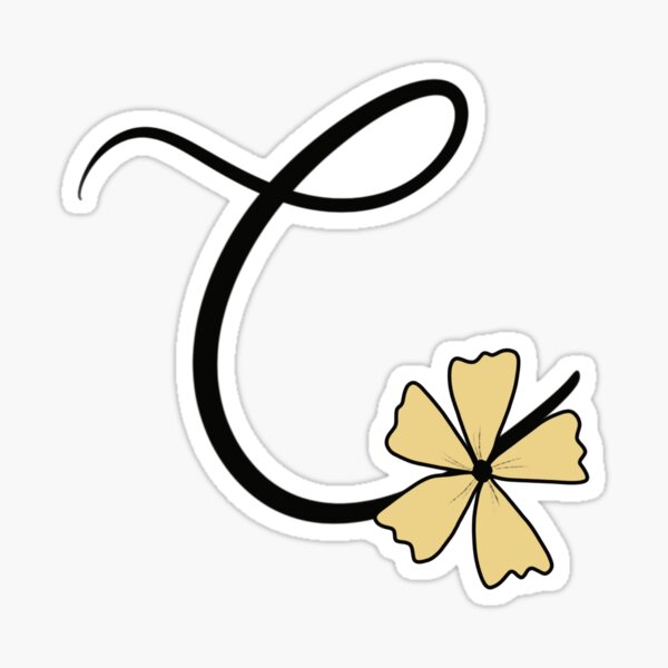 "Letter C" Sticker for Sale by kRashkin | Redbubble