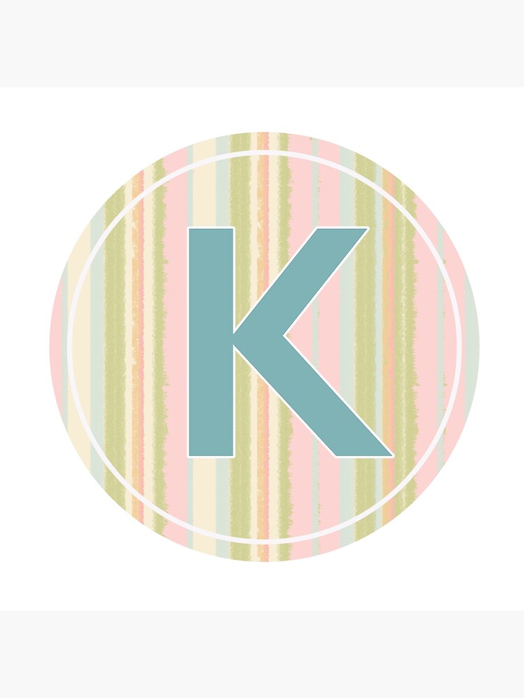 "The letter K in pastels" Poster by digikim | Redbubble