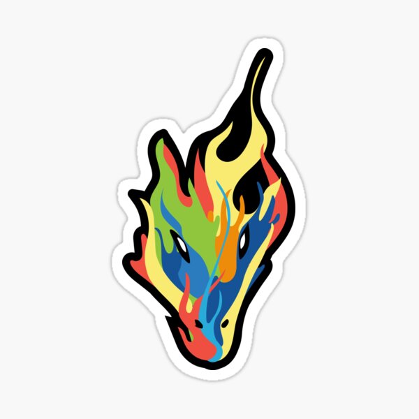 "Dragon Head" Sticker by Prince-Ali | Redbubble