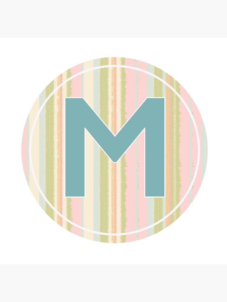 "The letter M in pastels" Poster for Sale by digikim | Redbubble