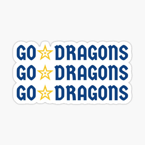 "go dragons drexel" Sticker for Sale by allymaz26 | Redbubble