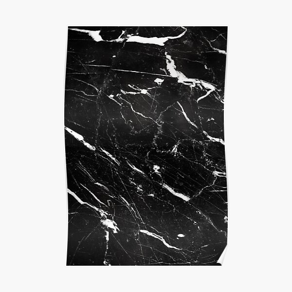 "Elegant black and white marble" Poster by NordicSommer | Redbubble