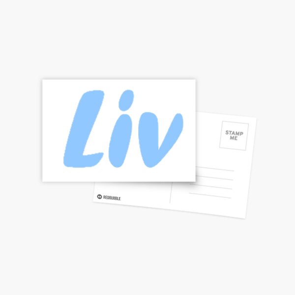 Liv Name Stationery | Redbubble
