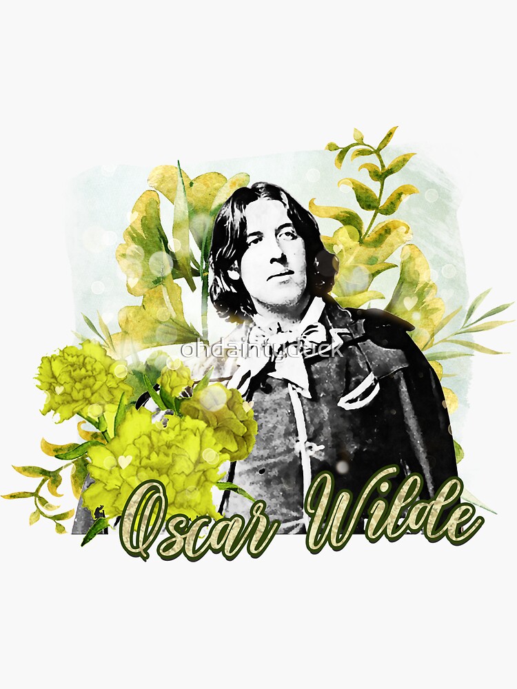 "Oscar Wilde" Sticker for Sale by ohdaintyduck | Redbubble