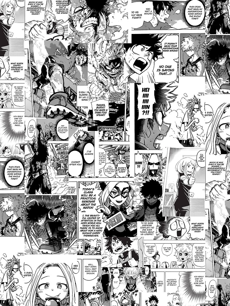 "My Hero Academia Collage" T-shirt for Sale by ExplodingArt | Redbubble ...