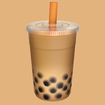 "Bubble Tea Boba Emoji" Sticker for Sale by parkerku | Redbubble