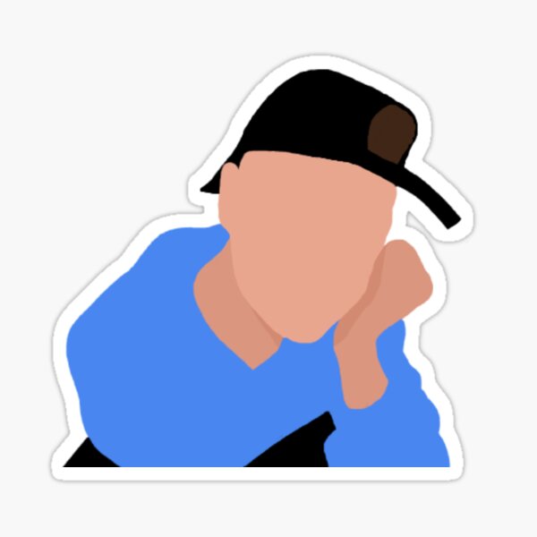 "Silhouette of Larray " Sticker for Sale by marsdesignsss | Redbubble