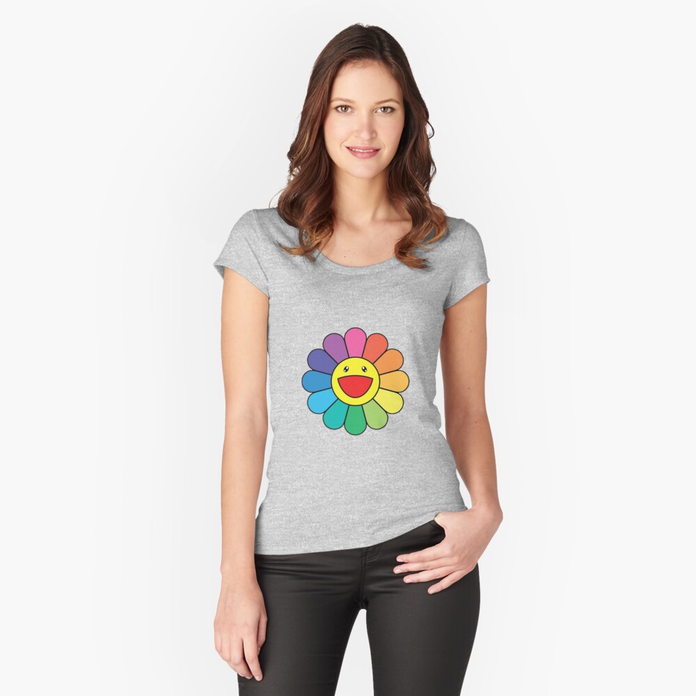 "Hobi Core - Rainbow Flower" Sticker for Sale by Zoyabeans | Redbubble