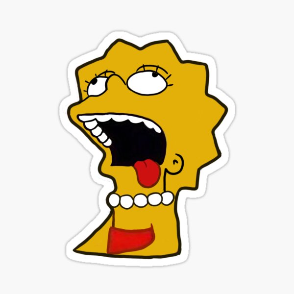 "lisa meme" Sticker by kyanna21 | Redbubble