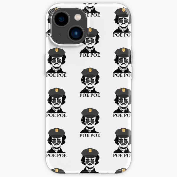 "Funny Edgar Allan Poe Poe Police" iPhone Case for Sale by ...