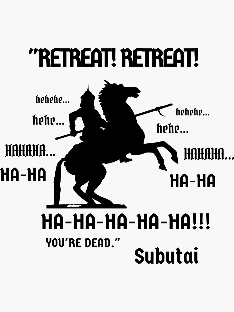 "Mongol Empire: Subutai" Sticker for Sale by HistoryMafia | Redbubble