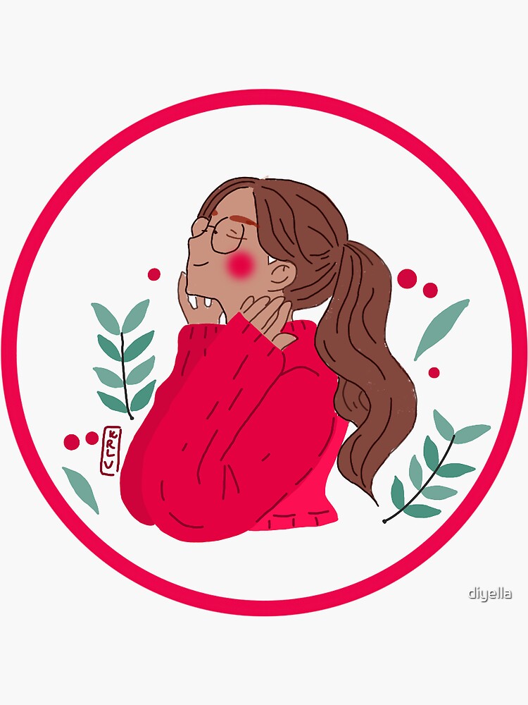 "Quite" Sticker for Sale by diyella | Redbubble