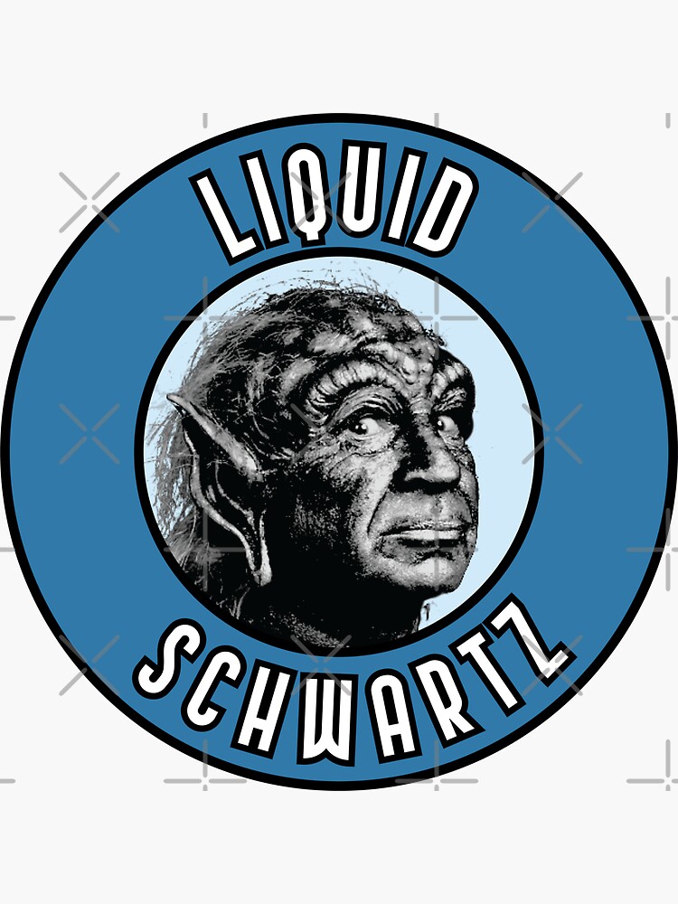 "Liquid Schwartz" Sticker for Sale by cainjohnson | Redbubble