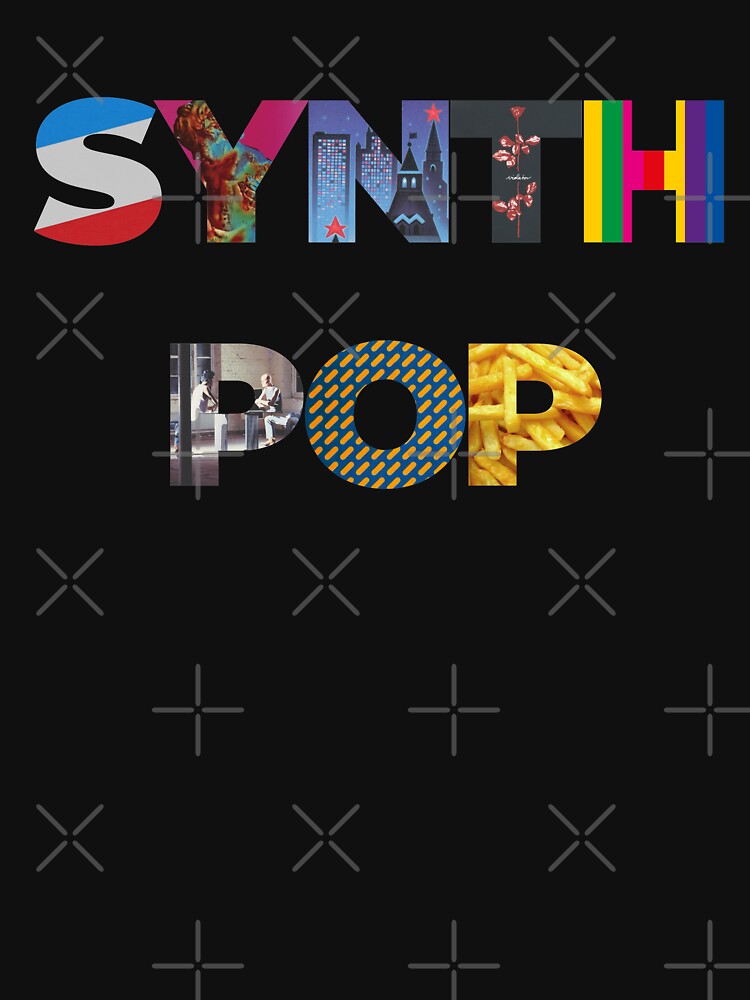 "SYNTHPOP" Essential T-Shirt for Sale by sidefx88 | Redbubble
