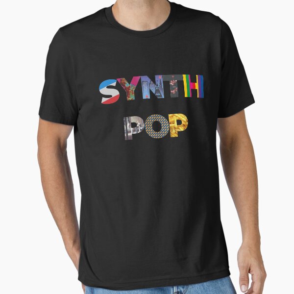 "SYNTHPOP" Essential T-Shirt for Sale by sidefx88 | Redbubble