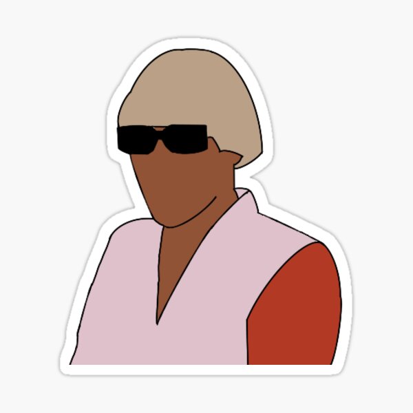 "Tyler the Creator" Sticker by mightymacaronii | Redbubble