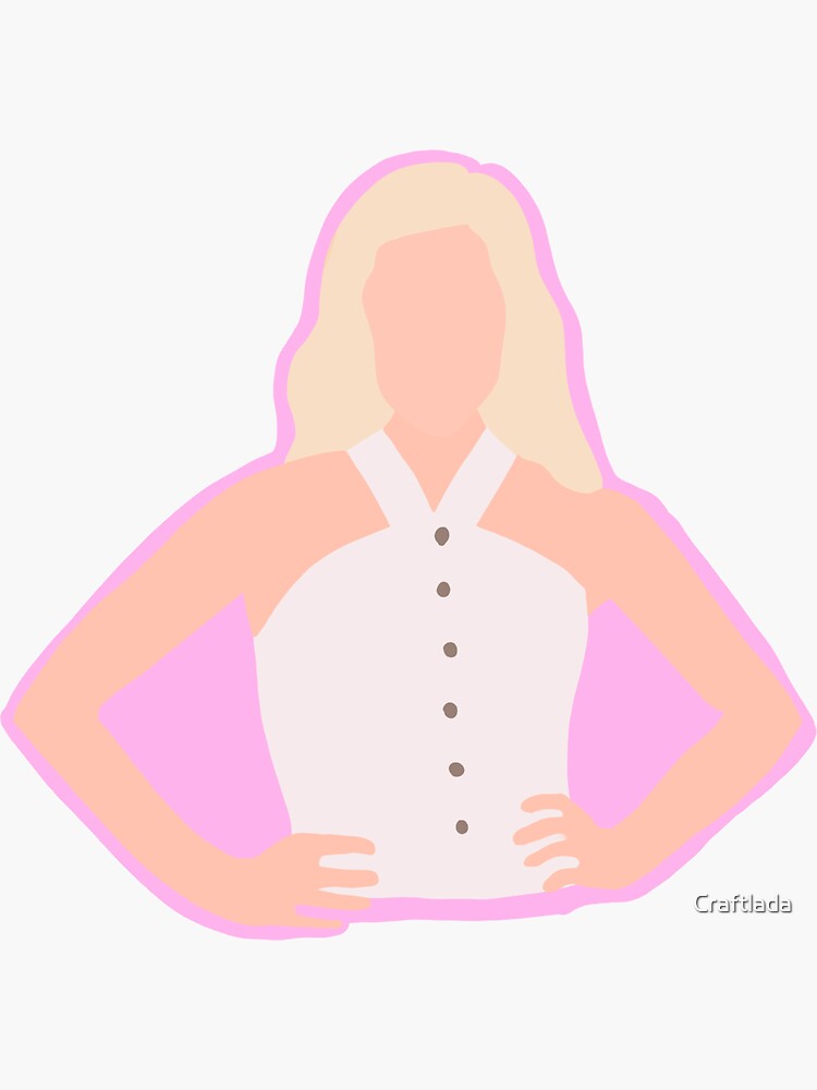 "Regina George" Sticker by Craftlada | Redbubble