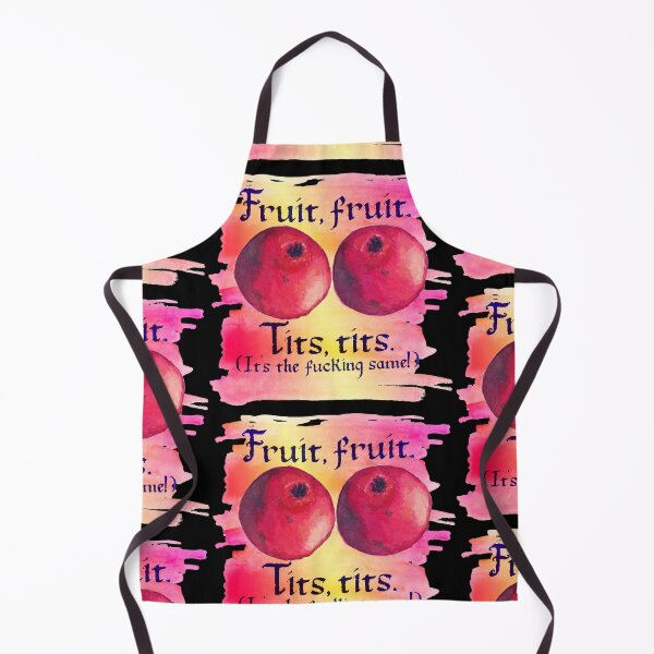 Delantal « Fruta. Tetas» de claudiatoman | Redbubble