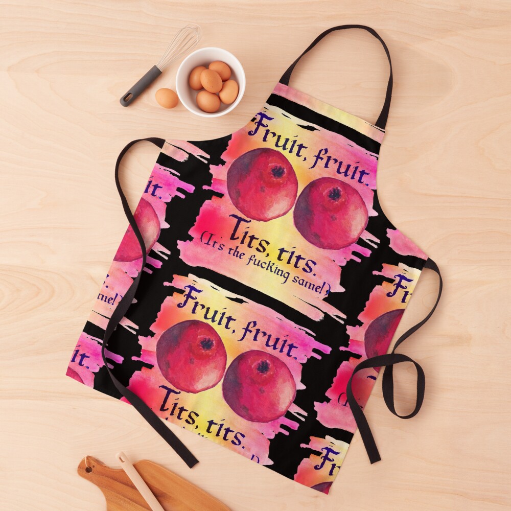 Delantal « Fruta. Tetas» de claudiatoman | Redbubble