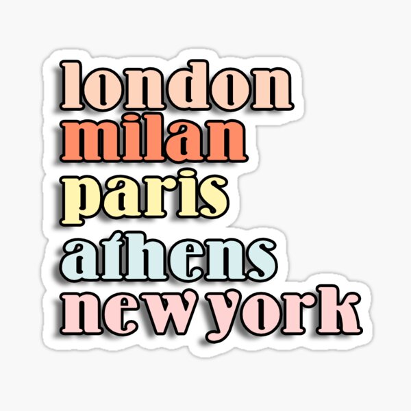 "Travel Bucket List" Sticker by radiant-designs | Redbubble