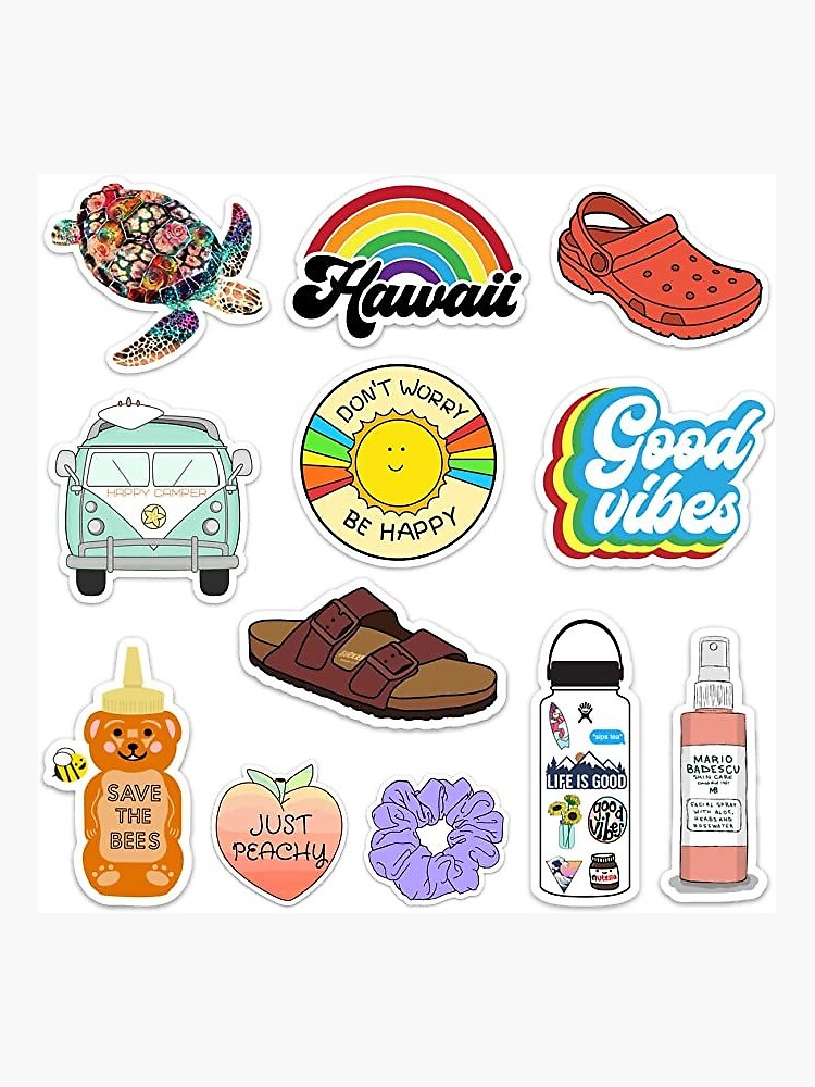 "summer vsco stiker pack" Sticker for Sale by Desilittlestore | Redbubble