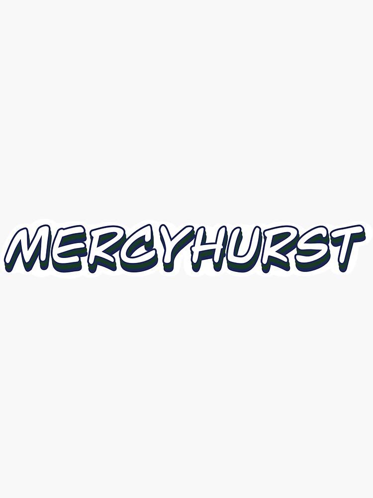 "Mercyhurst Sticker" Sticker by Lbmiscellaneous | Redbubble